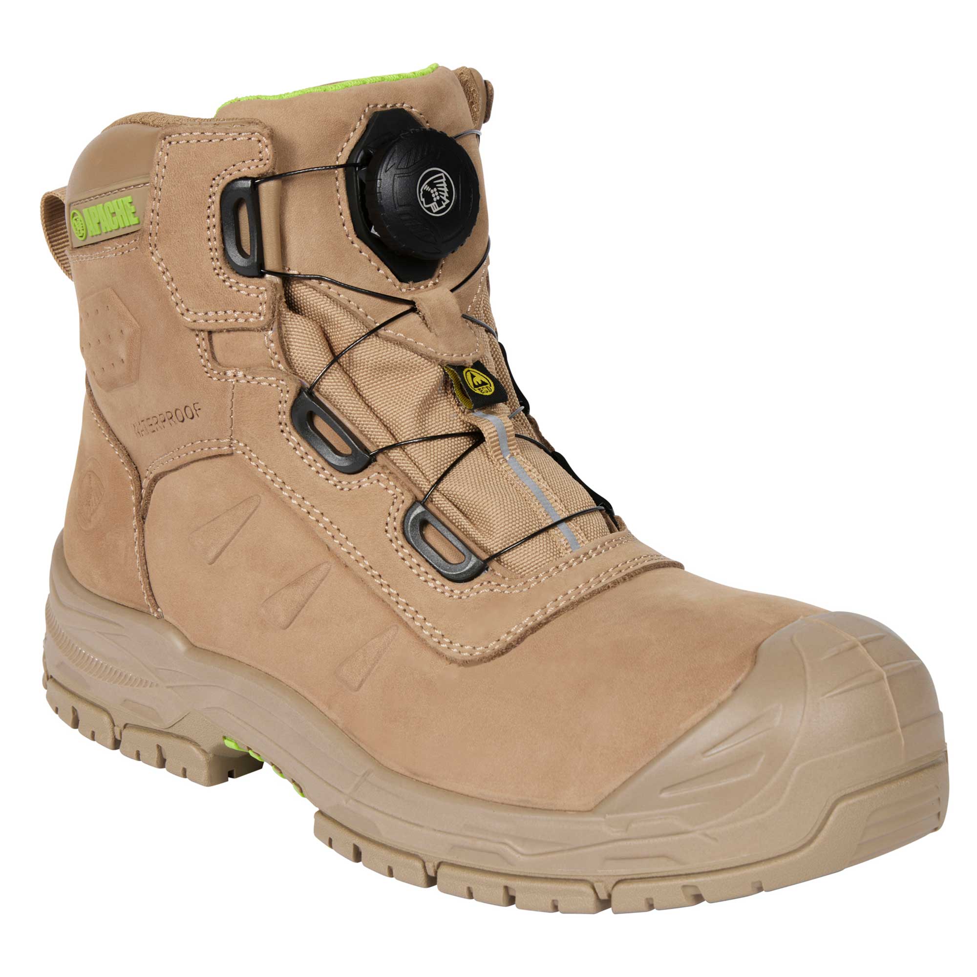 Apache Churchill Stone Twist and Lock ESD Safety Boot - Enterprise Workwear
