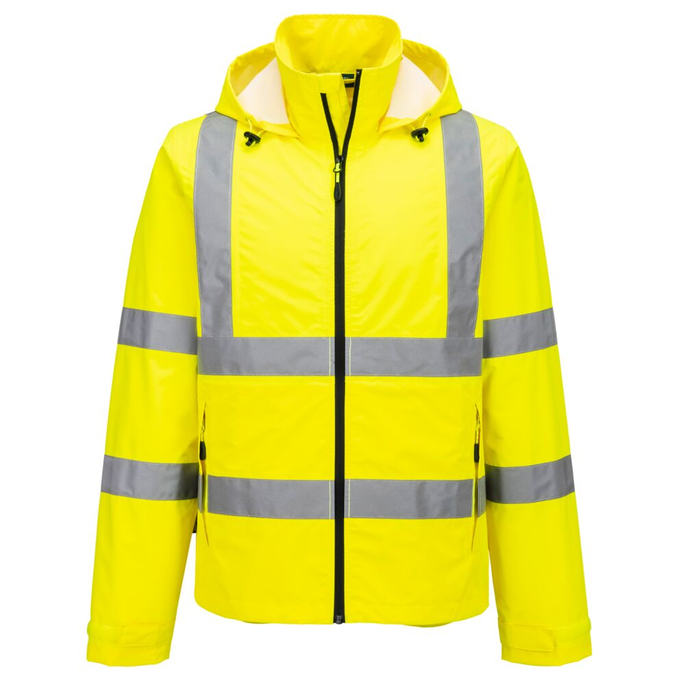 S164 - Hi-Vis Lightweight Packable Jacket Orange - Enterprise Workwear