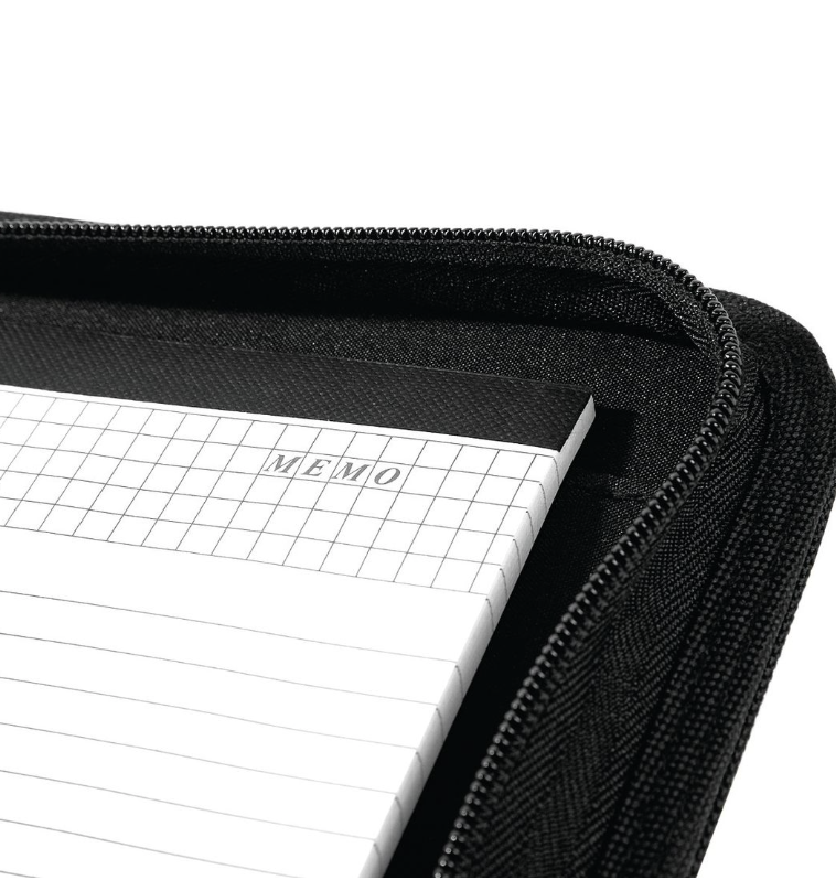 Deluxe Zipper Portfolio Folder With FREE logo! - Enterprise Workwear