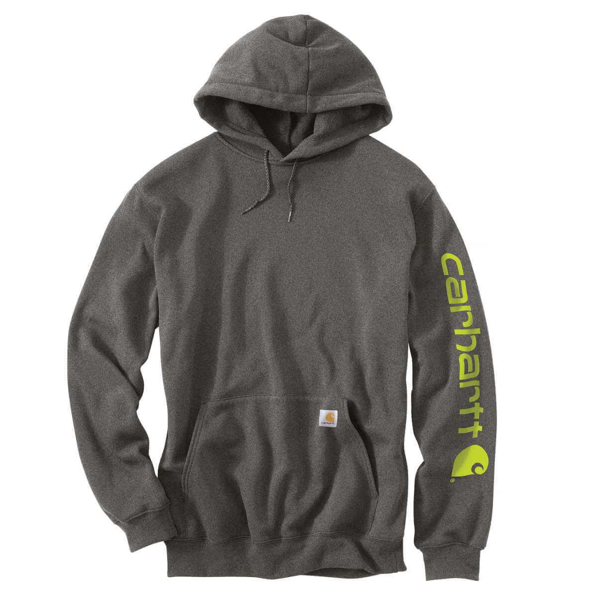K288 - Carhartt Loose Fit Midweight Logo Sleeve Graphic Hoodie ...